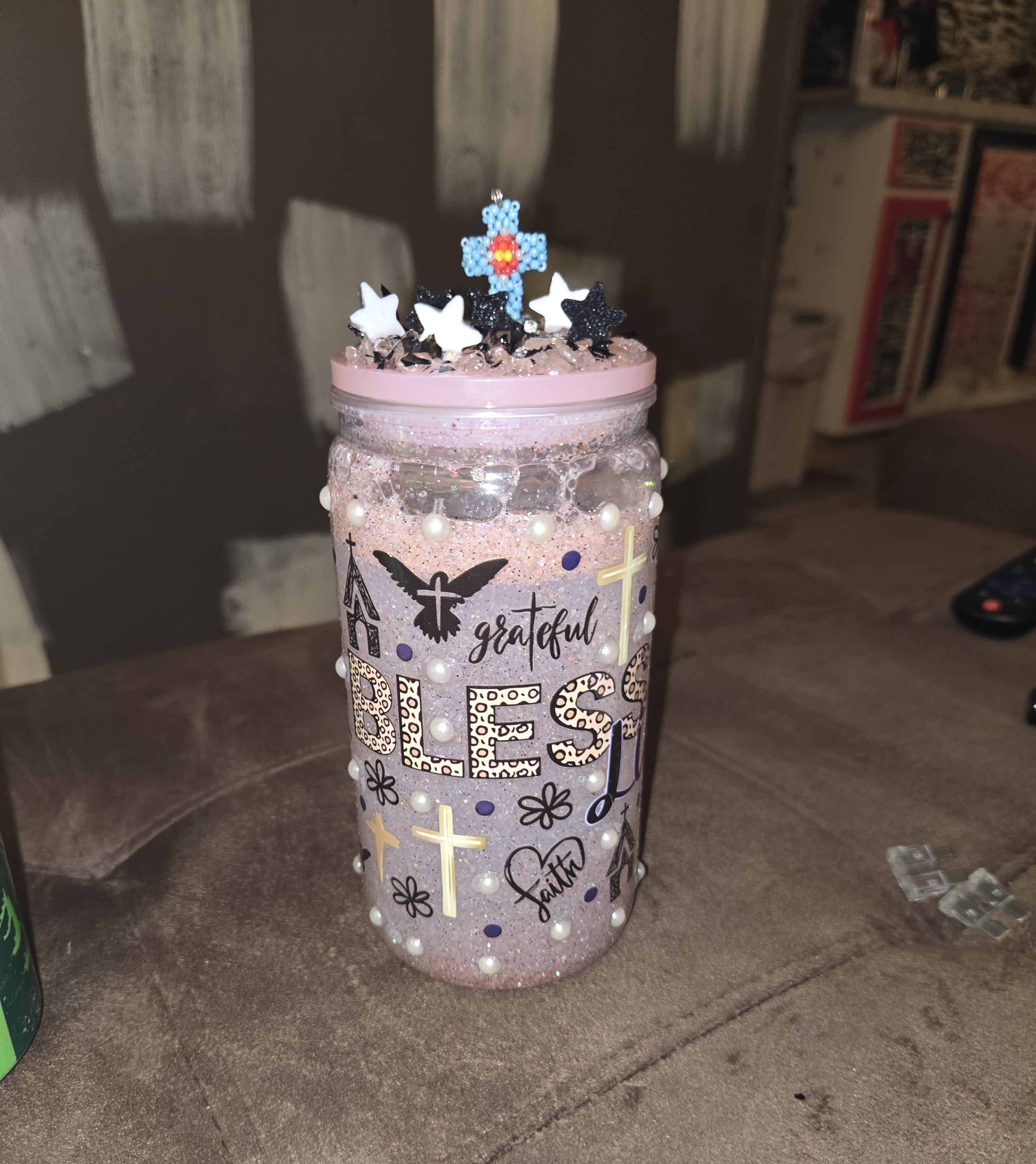 SNOW GLOBE CUPS | Bedazzled by Sommer